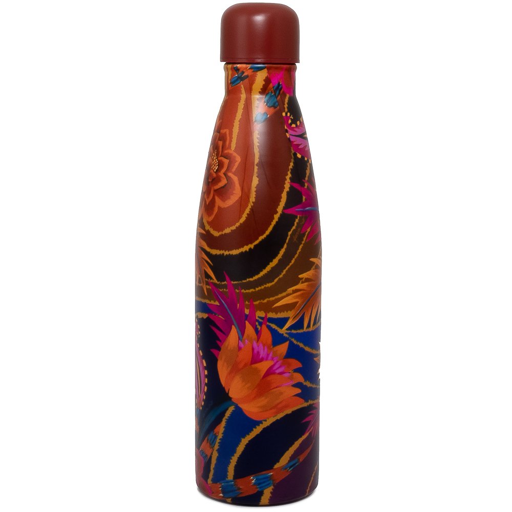 Garrafa Térmica Glub Glub 500mL Farm 78311 - Roxa/Flor | Sapato Show