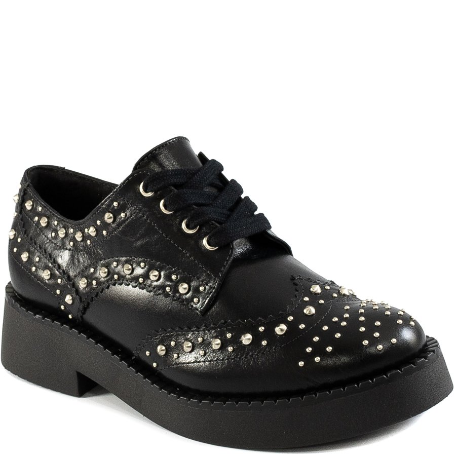 Oxford Salto Bloco Tachas E Spikes Inverno 2021 Parô Cool 3664 - Preto ...