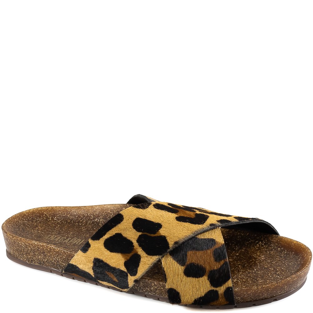 Slide Birken Animal Print Tiras Cruzadas Anacapri C002810043 - Onca ...