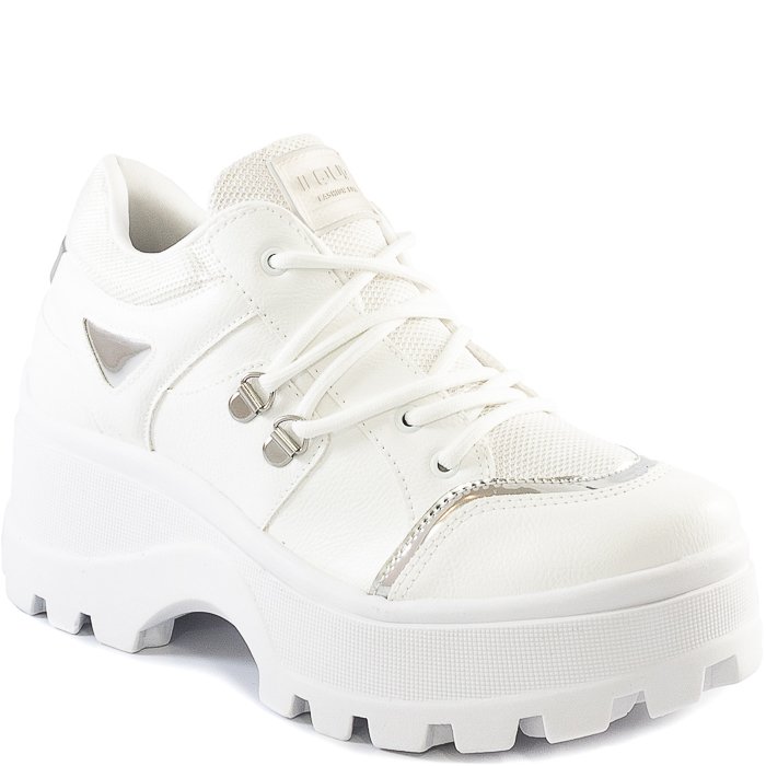 Tênis Chunky Buffalo Feminino Plataforma 2020 Quiz 66-199102 - Branco ...