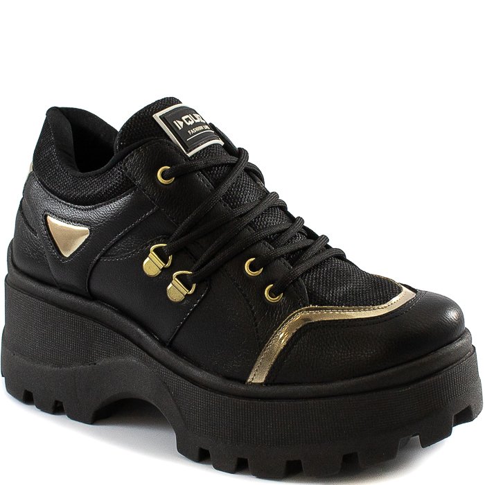 Tênis Chunky Buffalo Feminino Plataforma 2020 Quiz 66-199102 - Preto ...