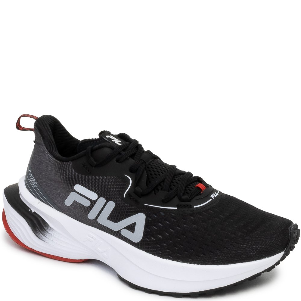 Tênis Masculino Fila Racer Spider F01r00076 - Preto/Vermelho | Sapato Show