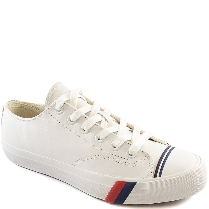 Tênis Masculino Pro-Keds Low Leather PK110002 - Branco | Sapato Show