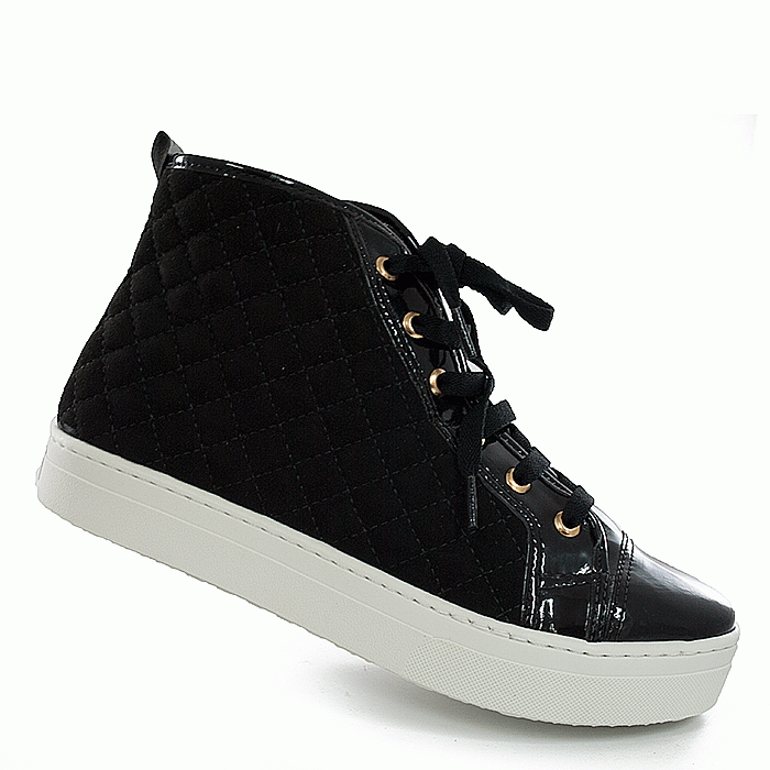 Tênis Solado Alto Sapato Show - 31704161 - Preto | Sapato Show