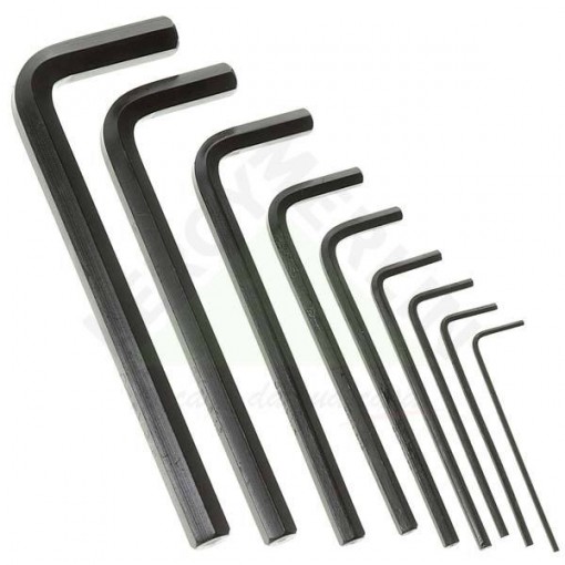 Jogo de chaves Allen longa 9 peças - 140937 - Worker 140937 - | Sipagro ...