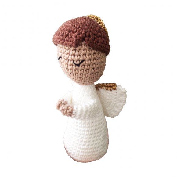 Boneco de Crochê - Anjo da Guarda | SJO Artigos Religiosos