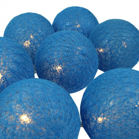 Cordão Luminoso Bolas Azuis | SJO Artigos Religiosos