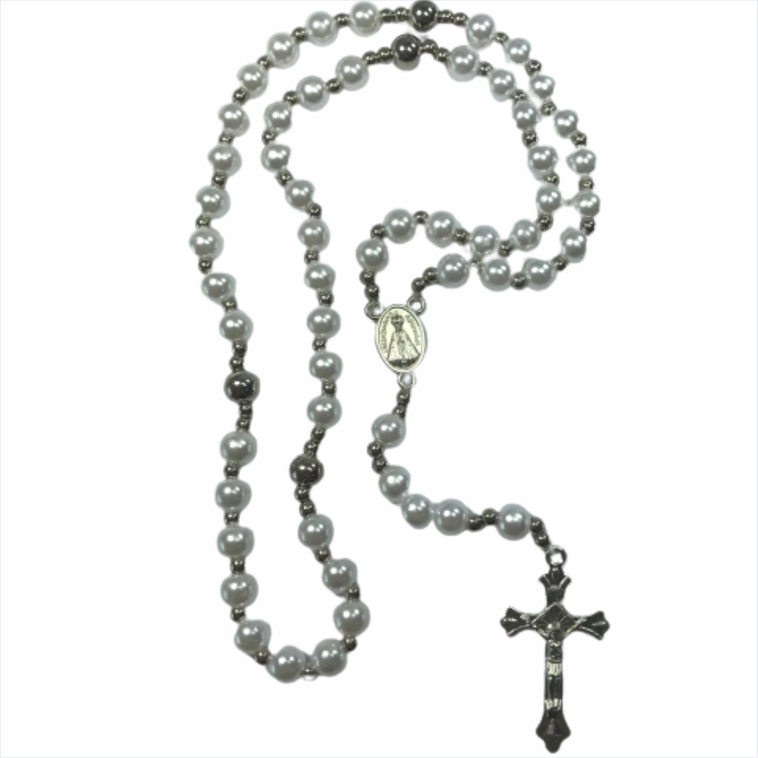 Terço Pérola de Nossa Senhora Aparecida | SJO Artigos Religiosos
