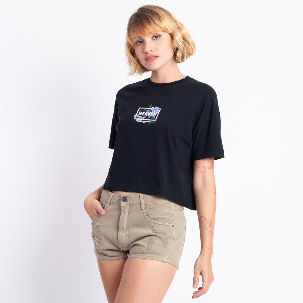 Camiseta Cropped Heaven John John