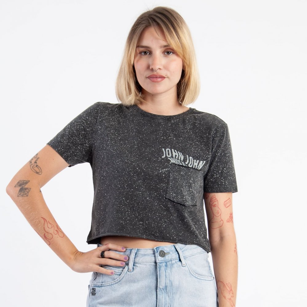 Camiseta Cropped High Tide John John