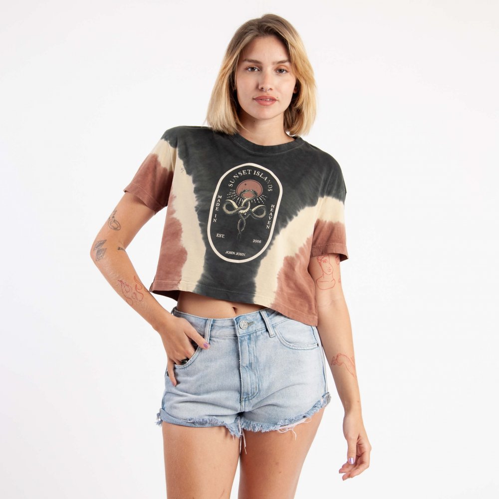 Camiseta Cropped Solar Power John John