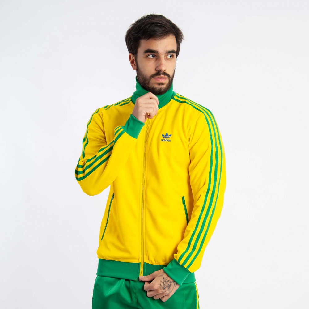 Jaqueta Beckenbauer Track Brasil Adidas Originals