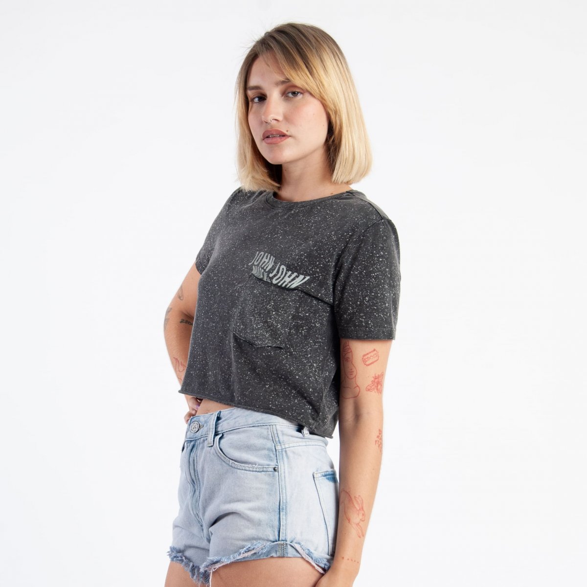 Camiseta Cropped High Tide John John