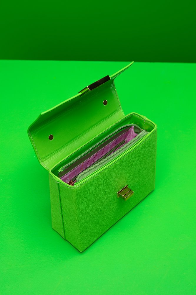 Studio Kalline - Bolsa de Couro Mini Bank Bag