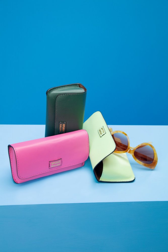 Studio Kalline - Porta Óculos de Couro Sunny Case