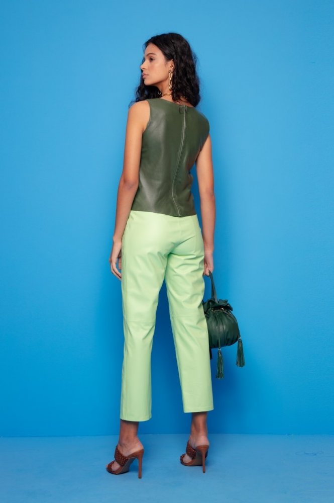 Studio Kalline - Regata de Couro Pelica Italiana Salt