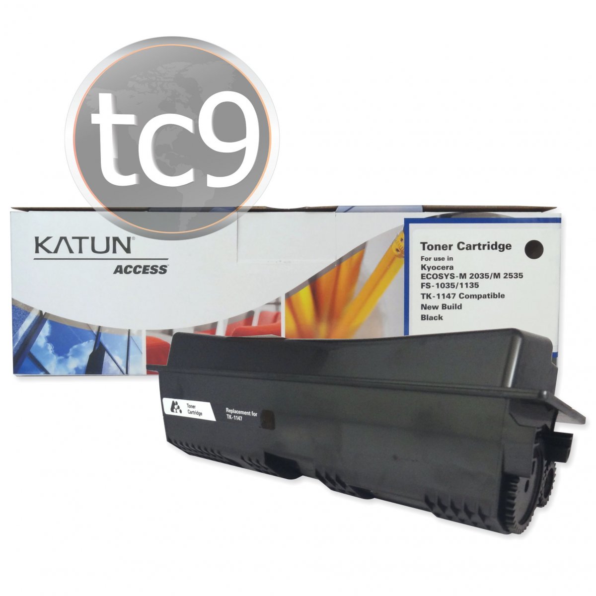 Cartucho Toner Kyocera FS-1035 FS-1135 TK-1147 TK1147 M2035 Katun Access