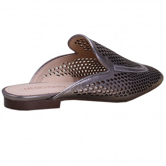 Mule Mezzo Punto Couro Cristal 2316771 | Teffé Calçados