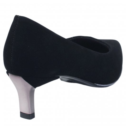 , Sapato Scarpin Invoice Nobuck 202000 202000 Preto¨¨ - Calçados ...