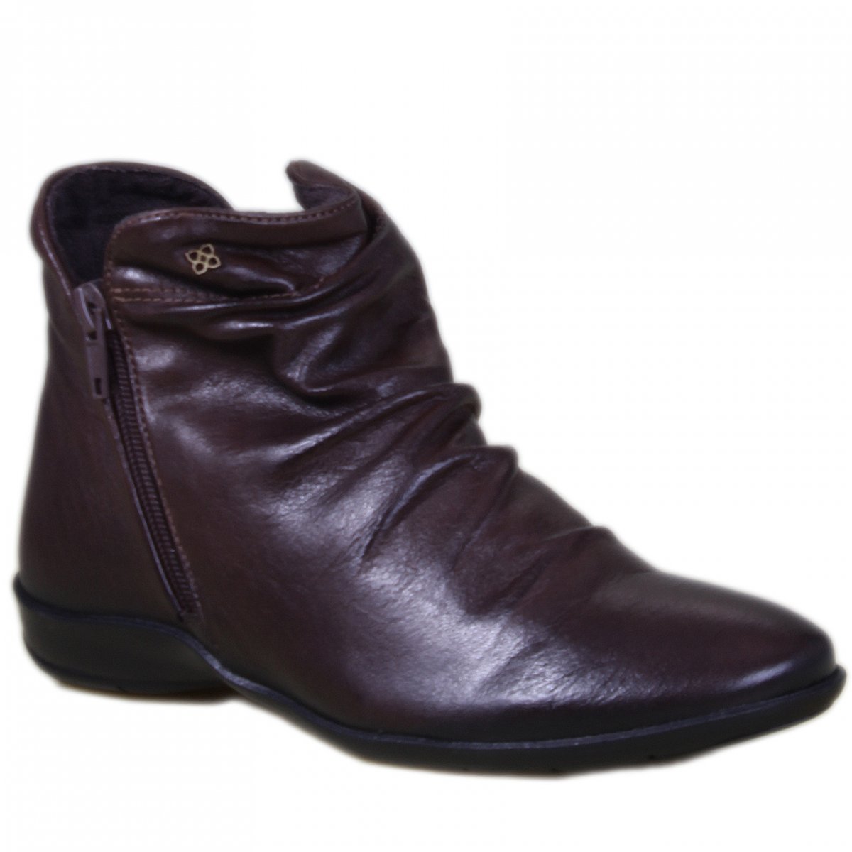 Bota Rasteira Perlatto Couro ANG820| Teffé Calçados