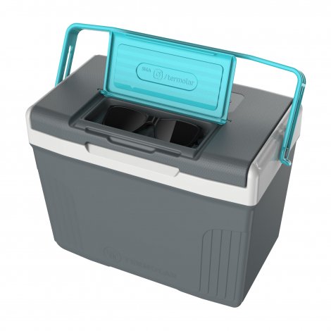 Caixa Térmica Termolar 8L Cinza Plus Verde Litoral SUV