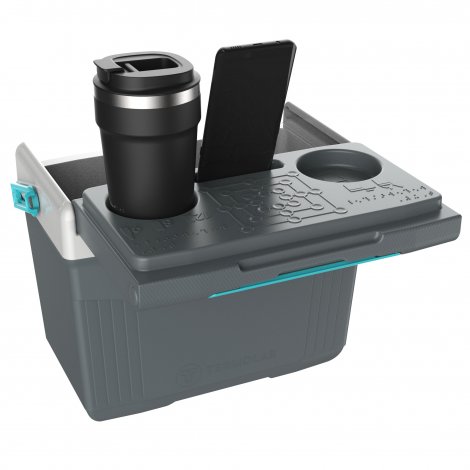 Caixa Térmica Termolar 8L Cinza Plus Verde Litoral SUV