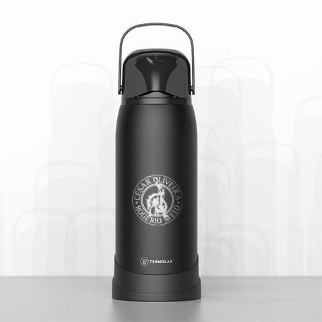 Garrafa Térmica R-Evolution Edição Especial César Oliveira & Rogério Melo