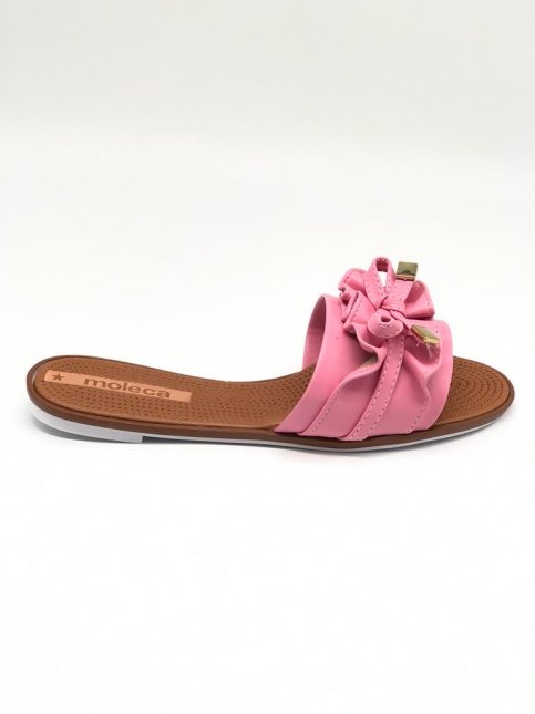 flat moleca 5297.446 rosa areia branco off jeans light turquesa
