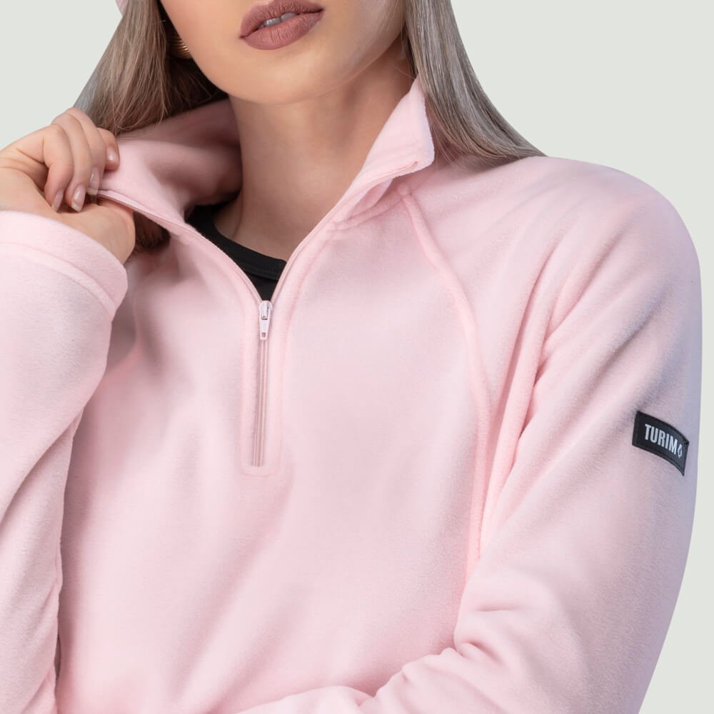 Fleece Térmico Feminino Turim Meio Zíper Cold Ref. 627