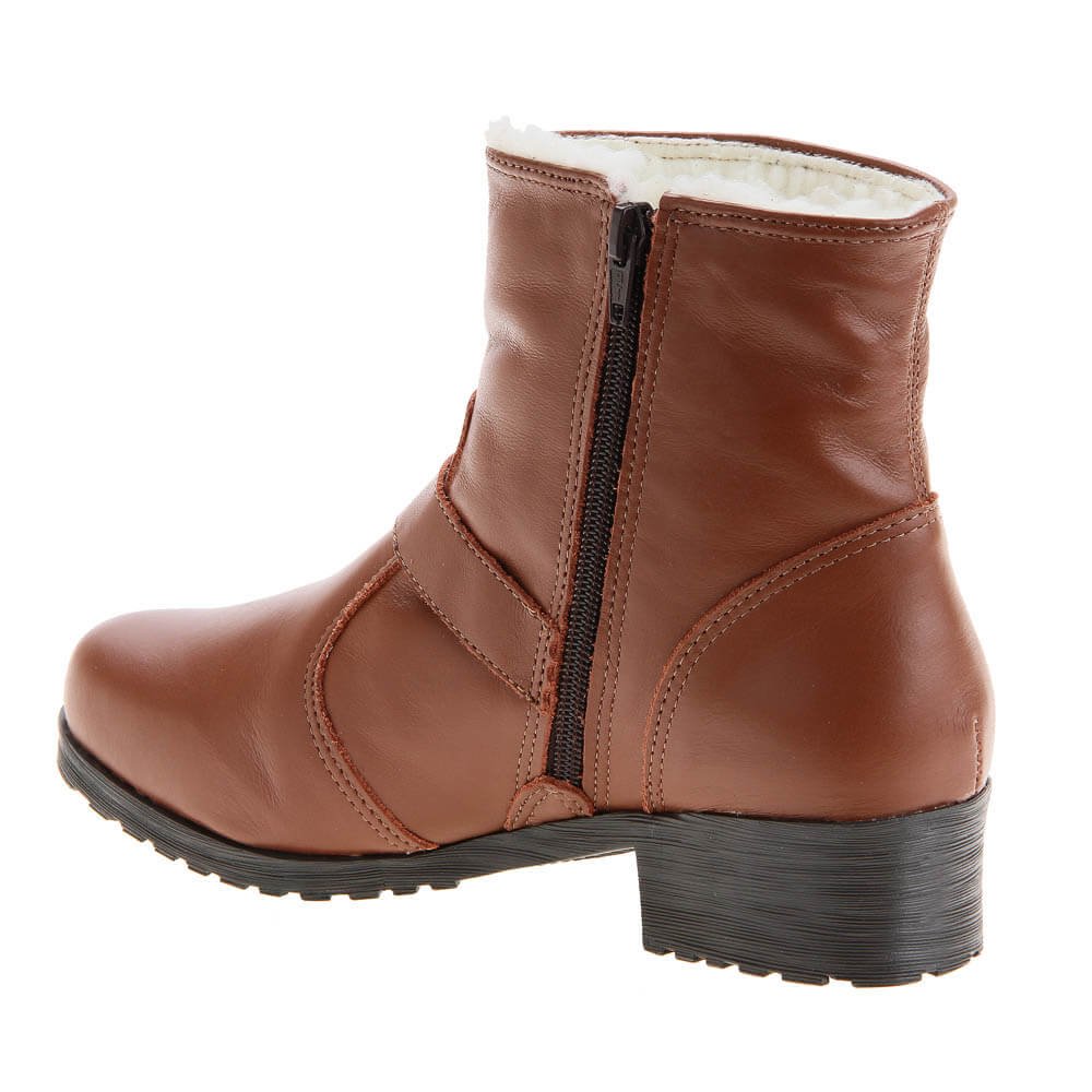 Bota Para Neve Feminina Forrada em Lã Natural de Carneiro Nebraska Ref ...