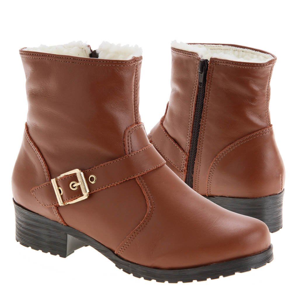 Bota Para Neve Feminina Nebraska Forrada em Lã Ref. 117