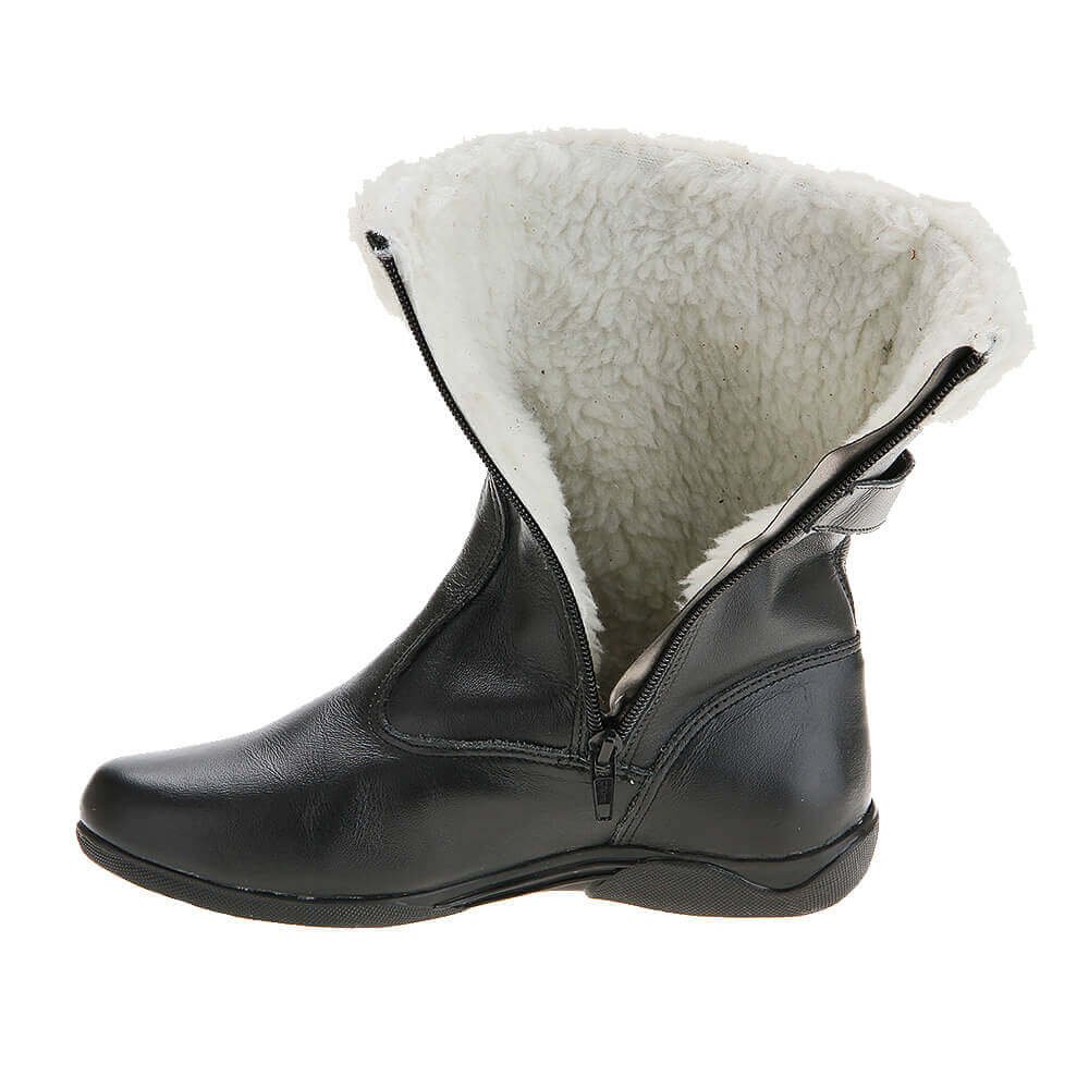 Bota Rasteira Feminina Forrada em Lã Winnipeg Ref. 105