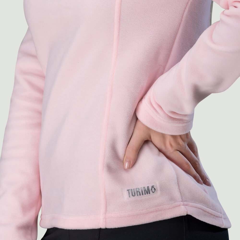 Fleece Térmico Feminino Turim Meio Zíper Cold Ref. 627