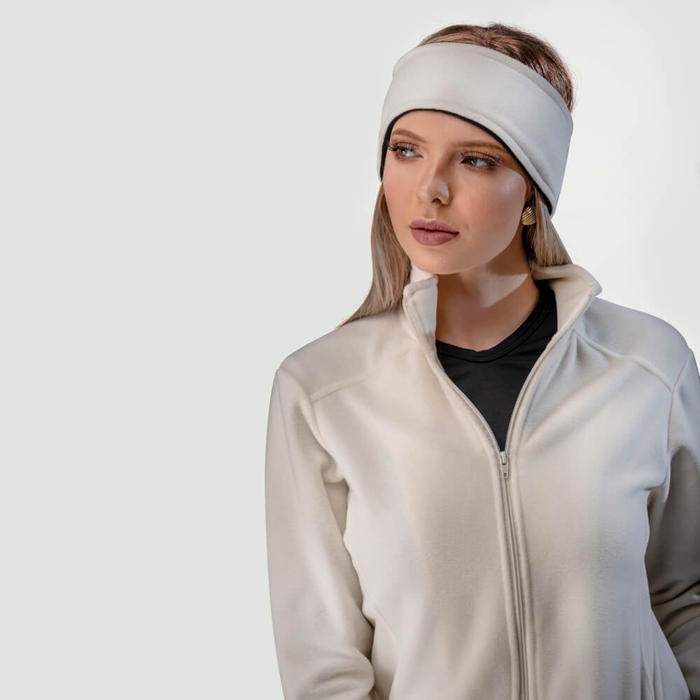 Casaco Fleece Térmico Feminino Turim Zíper Cold Ref. 637