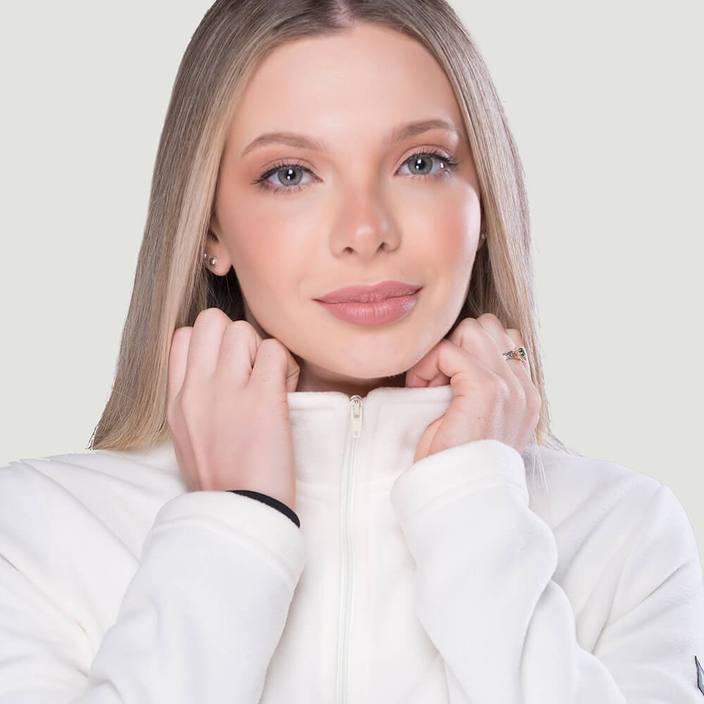 Fleece Térmico Feminino Turim Meio Zíper Cold Ref. 627