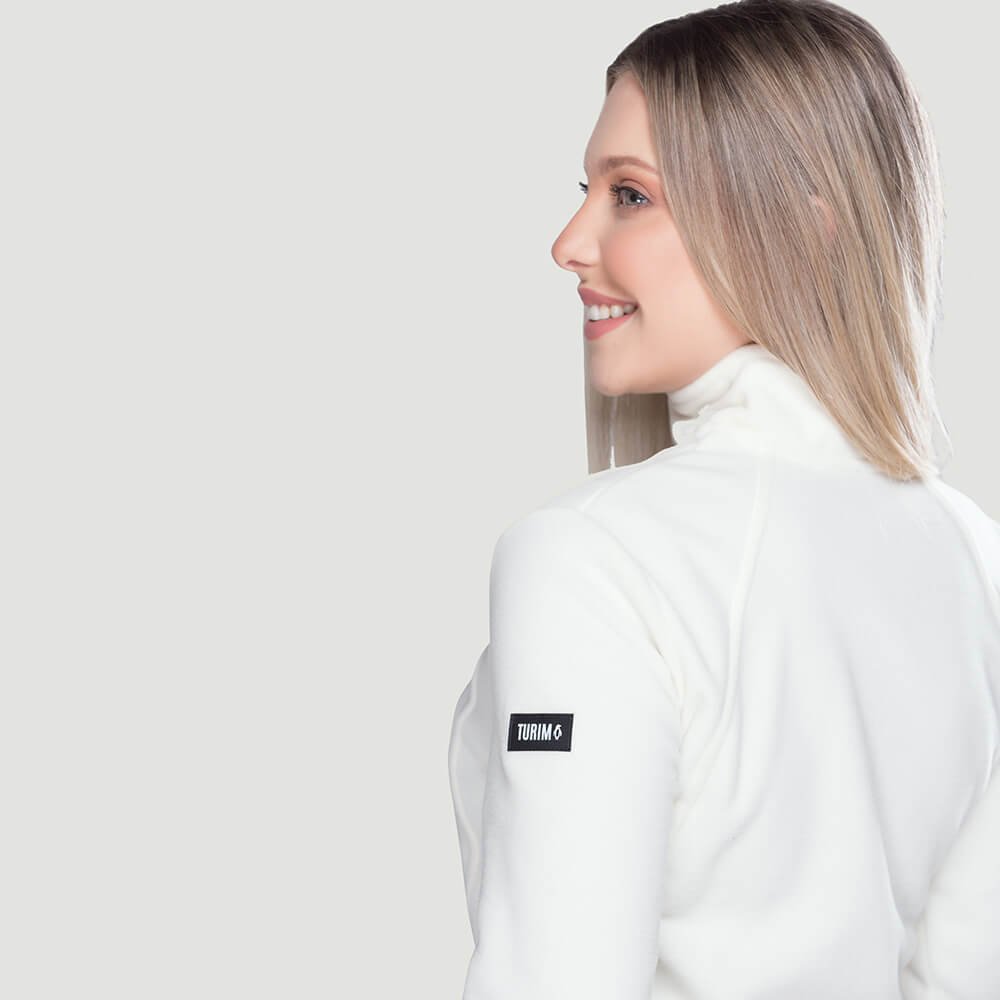 Fleece Térmico Feminino Turim Meio Zíper Cold Ref. 627