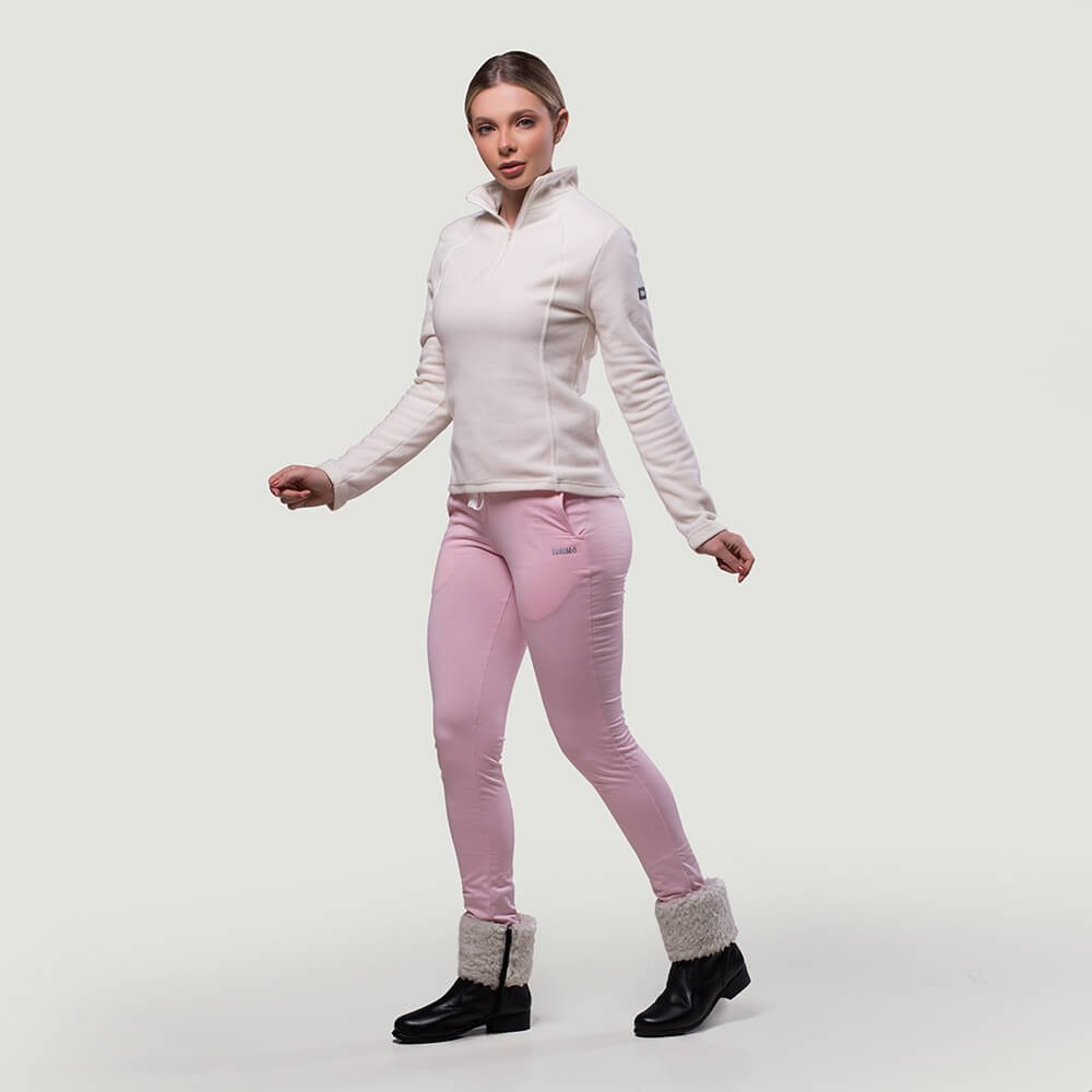 Fleece Térmico Feminino Turim Meio Zíper Cold Ref. 627