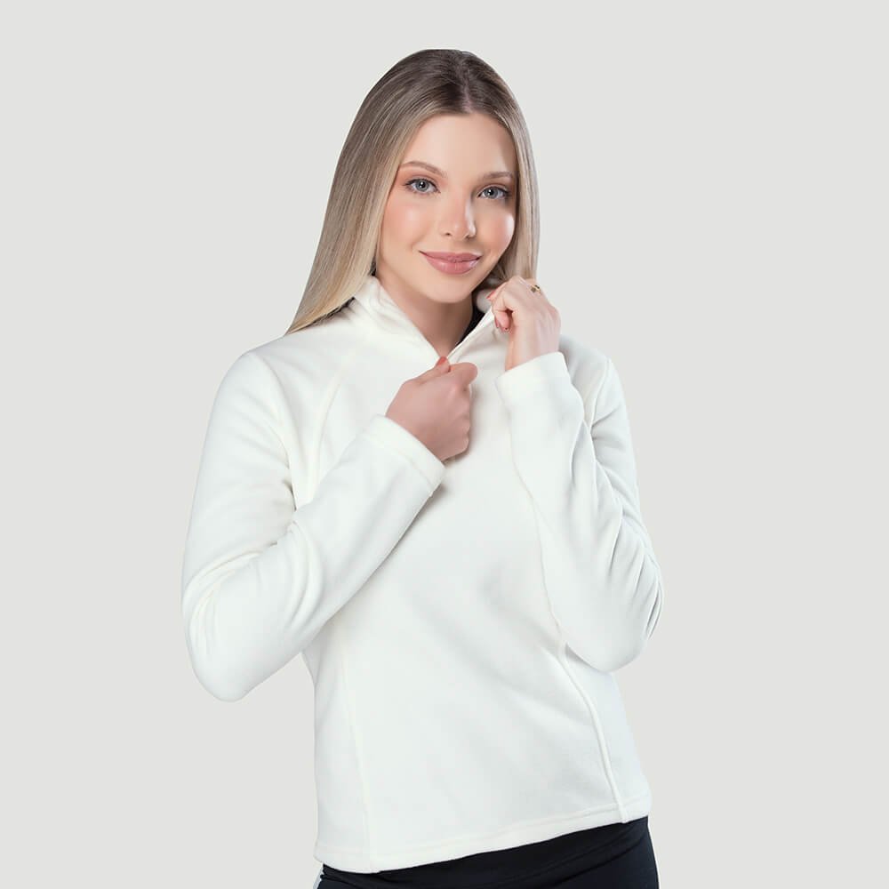 Fleece Térmico Feminino Turim Meio Zíper Cold Ref. 627