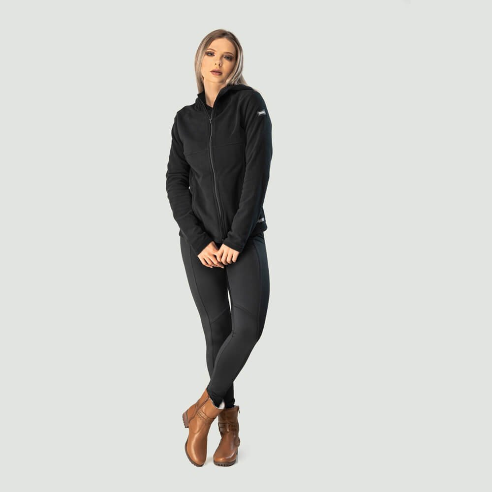 Jaqueta Fleece Feminina Térmica Turim Capuz Cold Ref. 643
