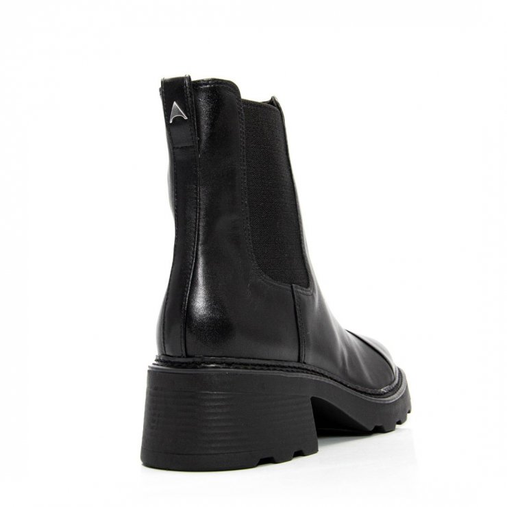 Bota Carrano Chelsea Couro Preta