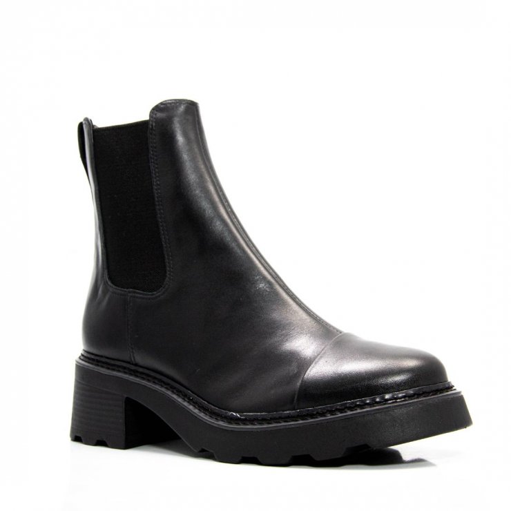 Bota Carrano Chelsea Couro Preta