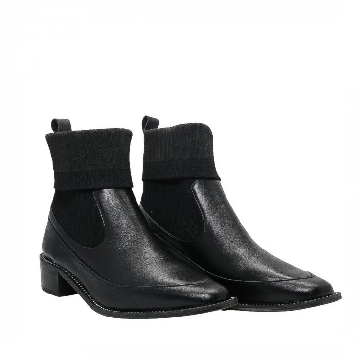 Bota Maithe Cano Médio Couro