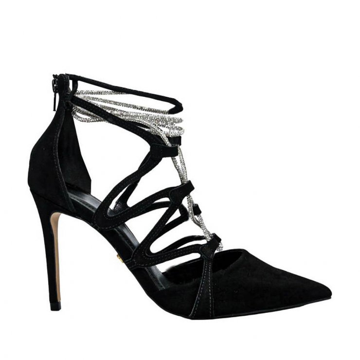 Sapato Maithe Strass Preto