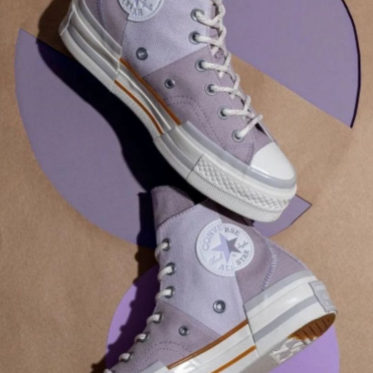 Tenis Converse Chuck 70 Plus Hi Summer Utility Lilas Claro