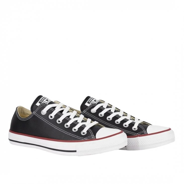 Tênis Converse Chuck Taylor All Star New Malden Ox Preto Vermelho ...