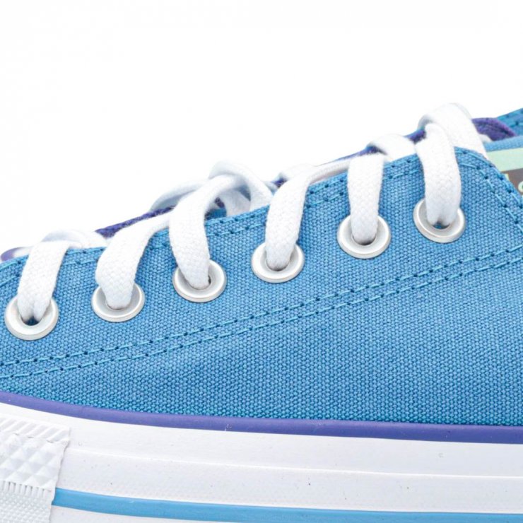 Tenis Converse Chunk Taylor All Star Ox Seasonal Plus Azul Holandes ...