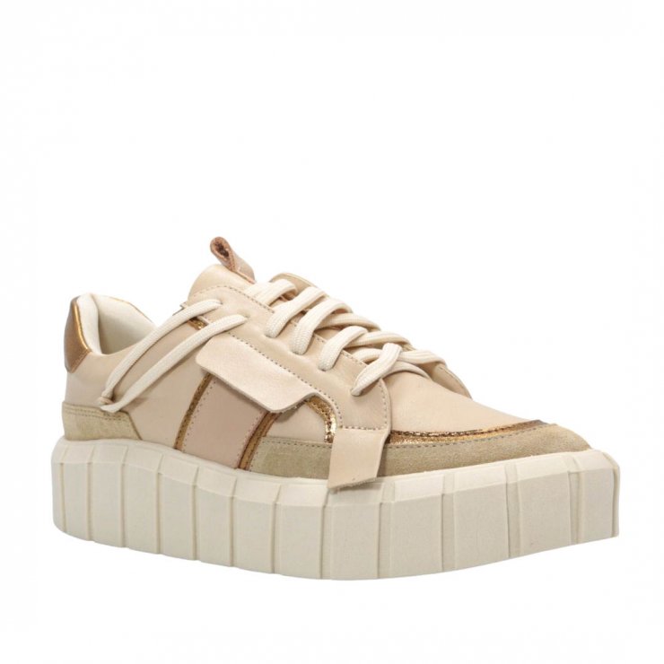 Tenis Maithe Solado Alto Bronze