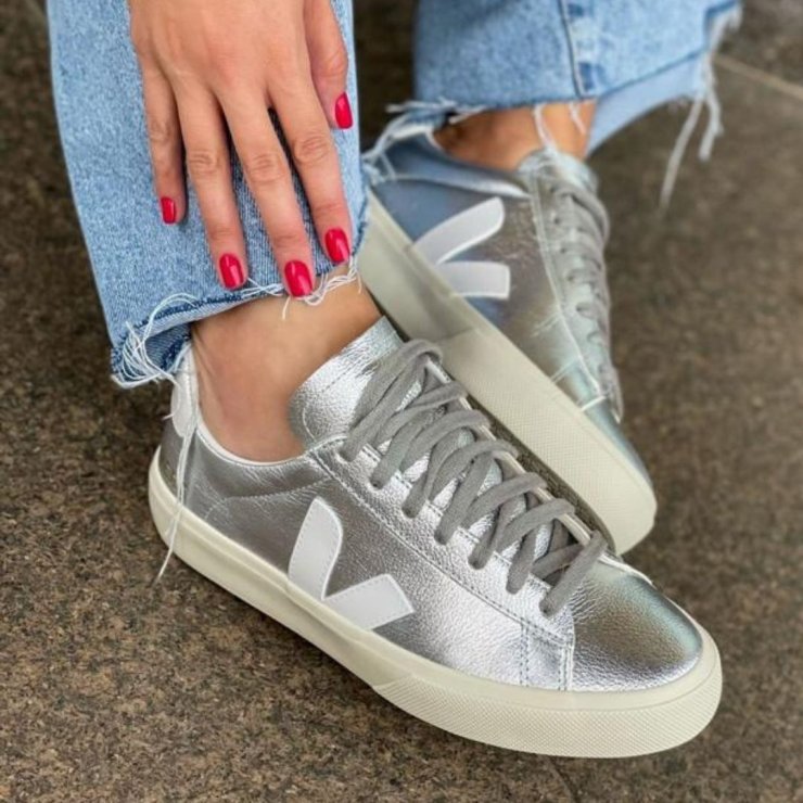 Tenis Vert Campo CHROMOFREE metalizado