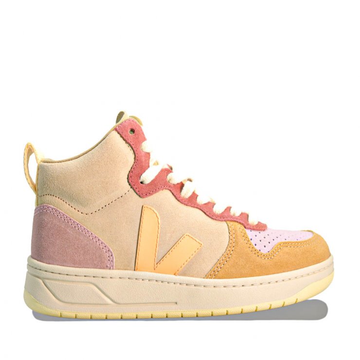 Tenis Vert V-15 Suede Multicolor Peach