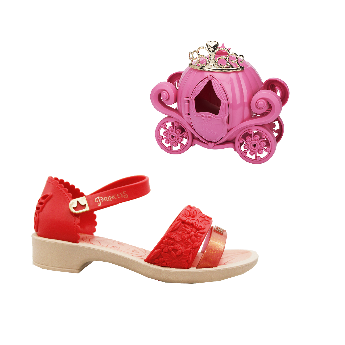 Sandália Infantil Grendene Kids Princesas Fairy| Valuti Calçados